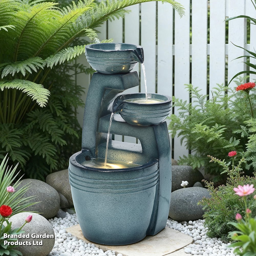 Serenity - Tiered Ceramic Effect Water Feature