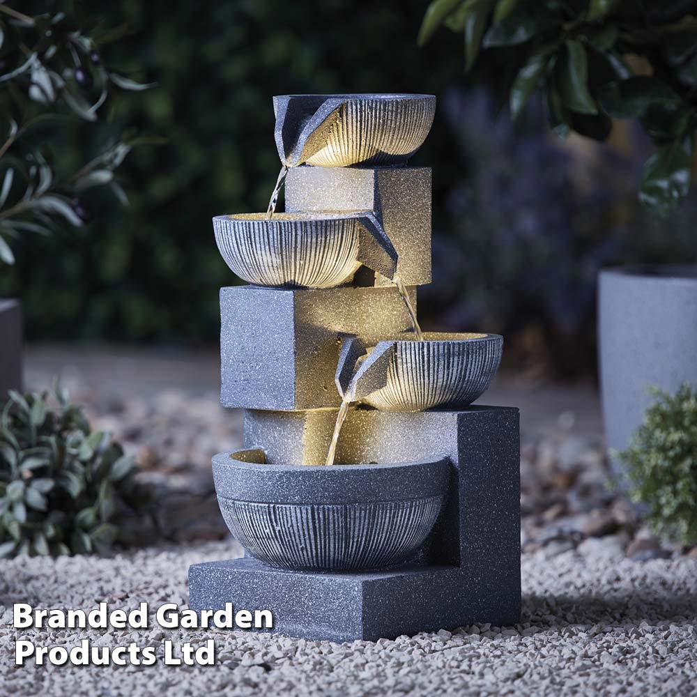 Cascading 4 Tier Bowl Water Feature | Suttons