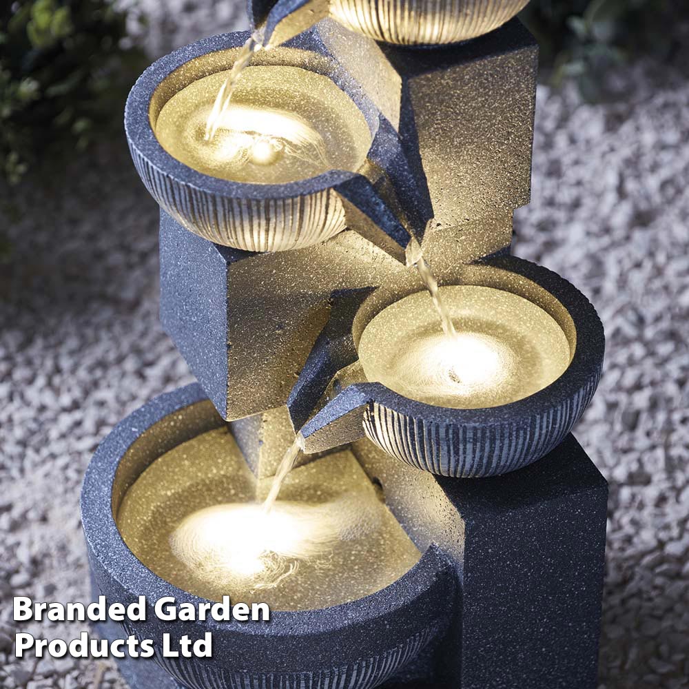 Cascading 4 Tier Bowl Water Feature | Suttons