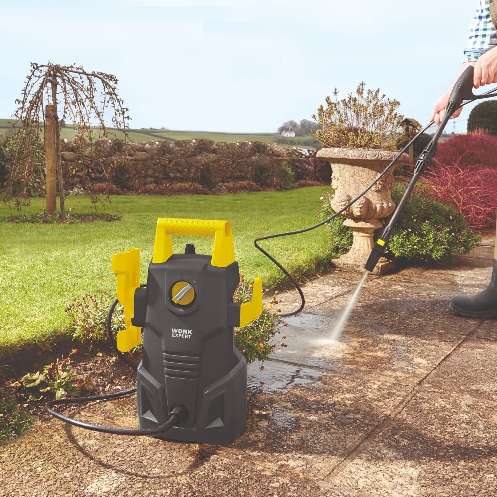 Work Expert 1600W Pressure Washer with Accessories | Suttons