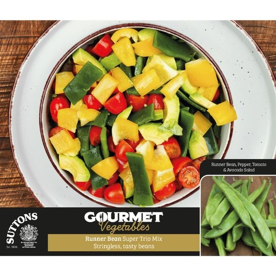 Runner Bean Super Trio - Gourmet Veg Seeds