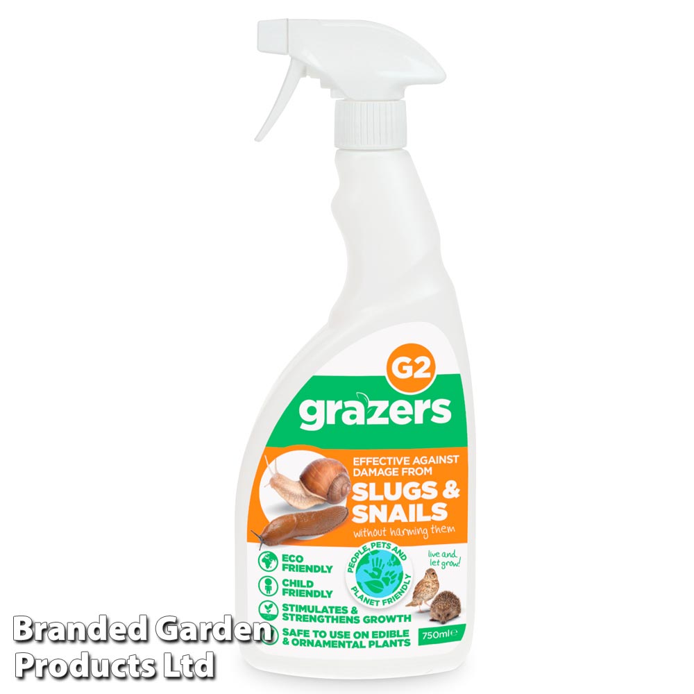 Grazers G2 & G3 Slug, Snail and Caterpillar Repellant - Duo Pack | Suttons