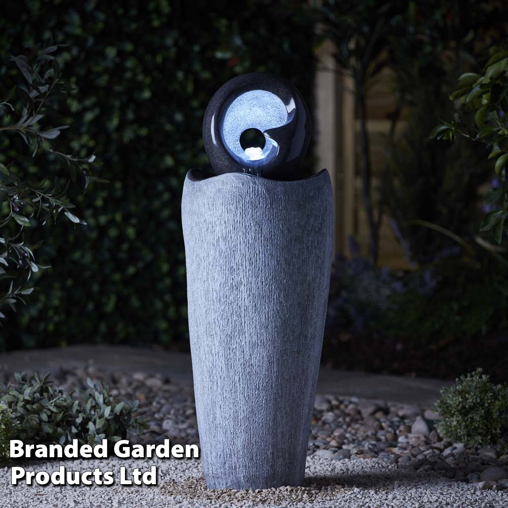 86Cm Contemperary Stone Water Feature | Suttons